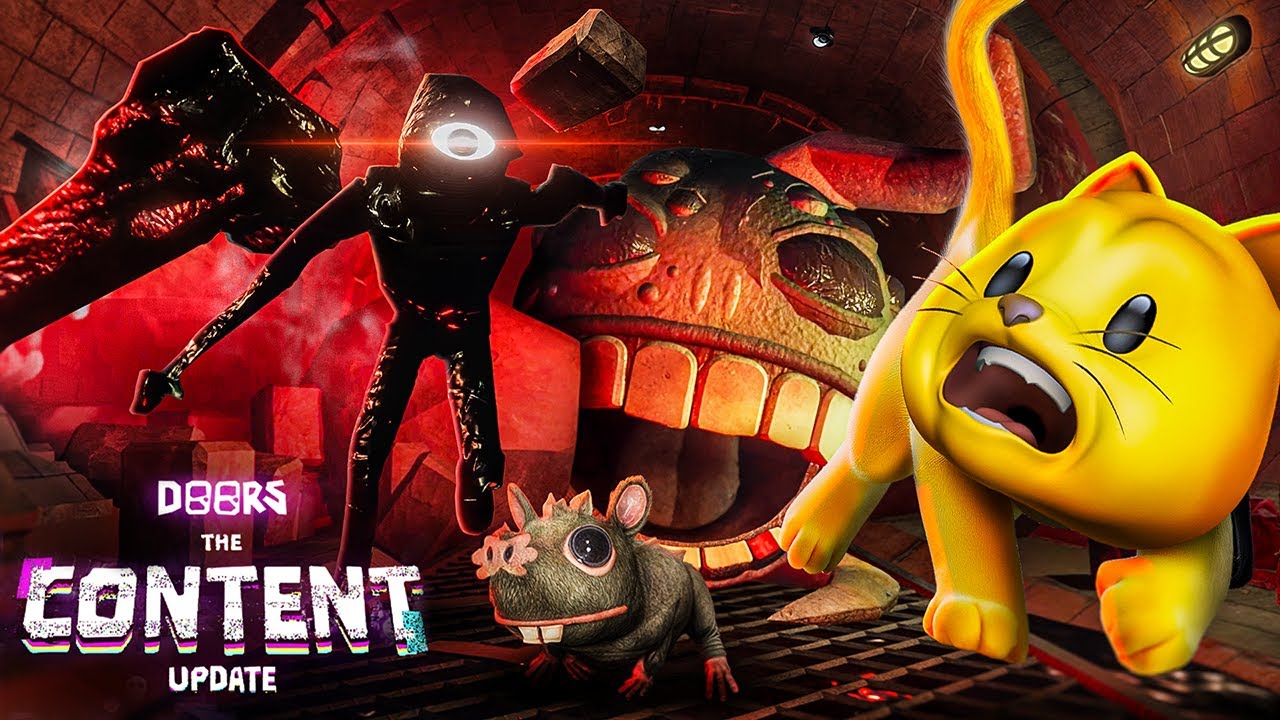 DOORS CONTENT UPDATE! [All Floors Full Game] | Thinknoodles